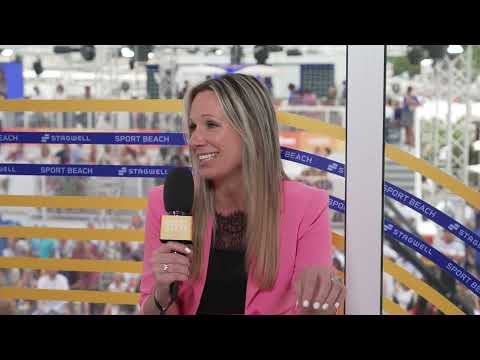 Bridget Sponsky, Executive Director of Brand & Sponsorship at Ally in the SPORT BEACH Content Studio