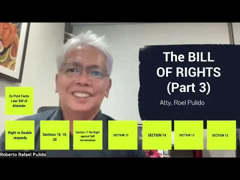 Section 15 Habeas Corpus | Consti II. Bill of Rights | Atty. Roel Pulido