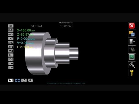 G90 in CNC | What is G90 in Fanuc | #simulator #cnc#boringOperations