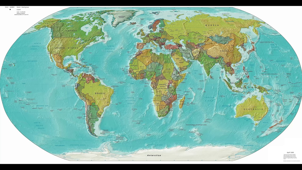Mapa-múndi 4K
