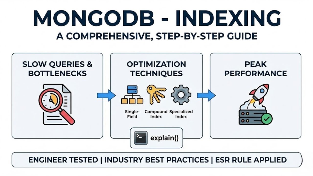 MongoDB Indexing Explained | Single, Compound Indexes & Query Optimization