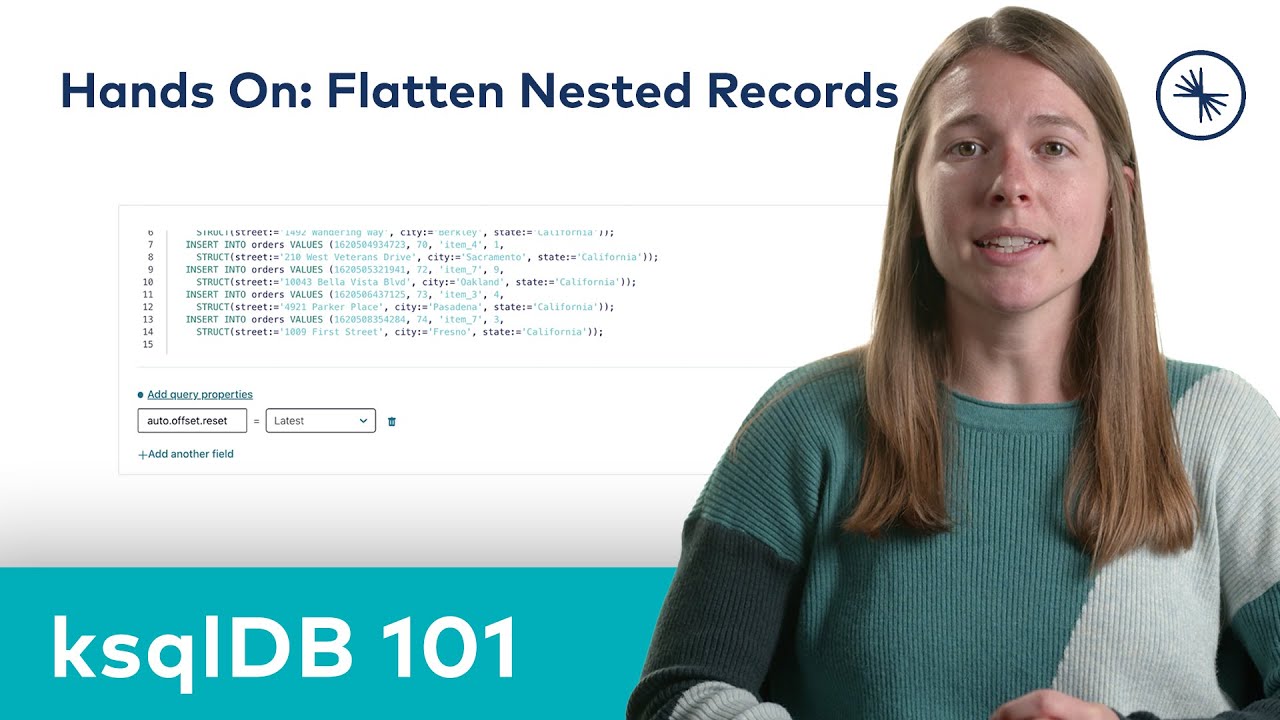 Learn How to Flatten Records in ksqlDB on Confluent Cloud