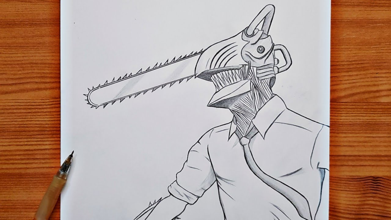 How to draw Chainsaw Man | Chainsaw Man step by step | easy tutorial