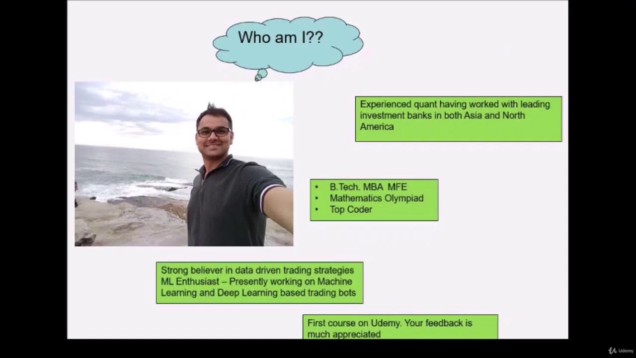 Algorithmic Trading & Quantitative Analysis Using Python - learn Algorithmic Trading