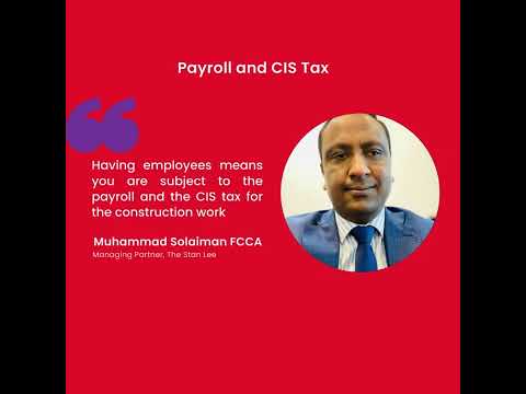 Payroll and CIS Tax