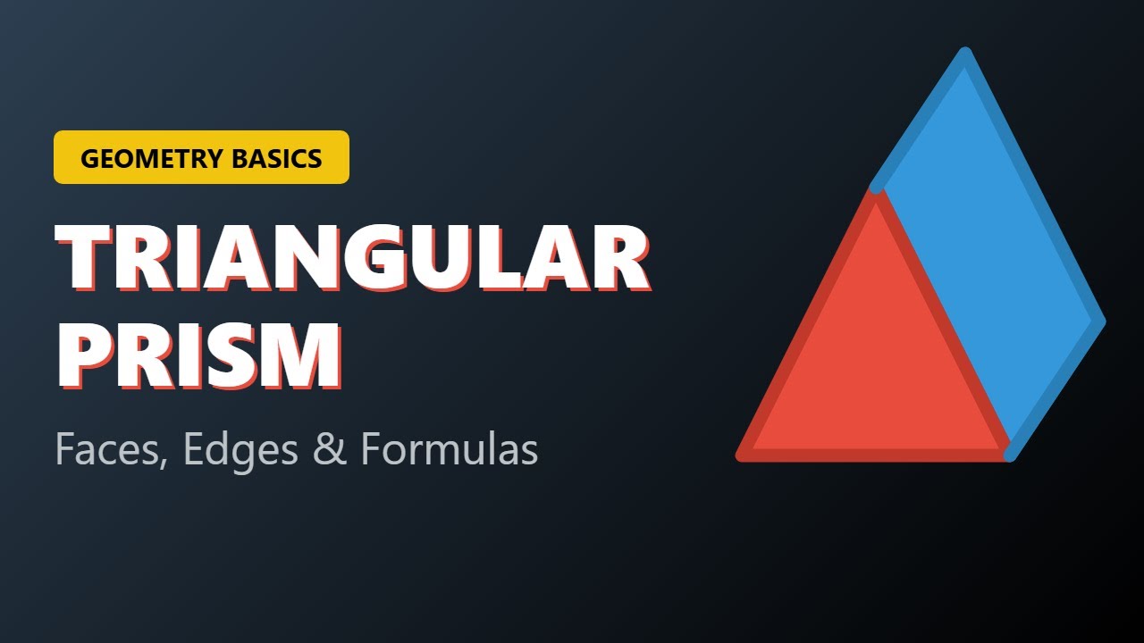 Triangular Prism: Definition, Formulas & Properties | Geometry Basics