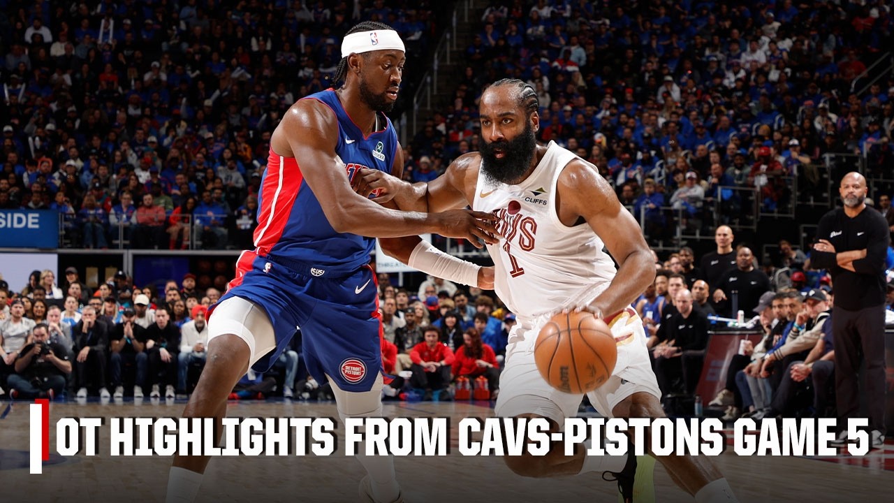 INSTANT CLASSIC IN DETROIT 🍿 Cavaliers-Pistons Game 5 OT highlights | NBA on ESPN