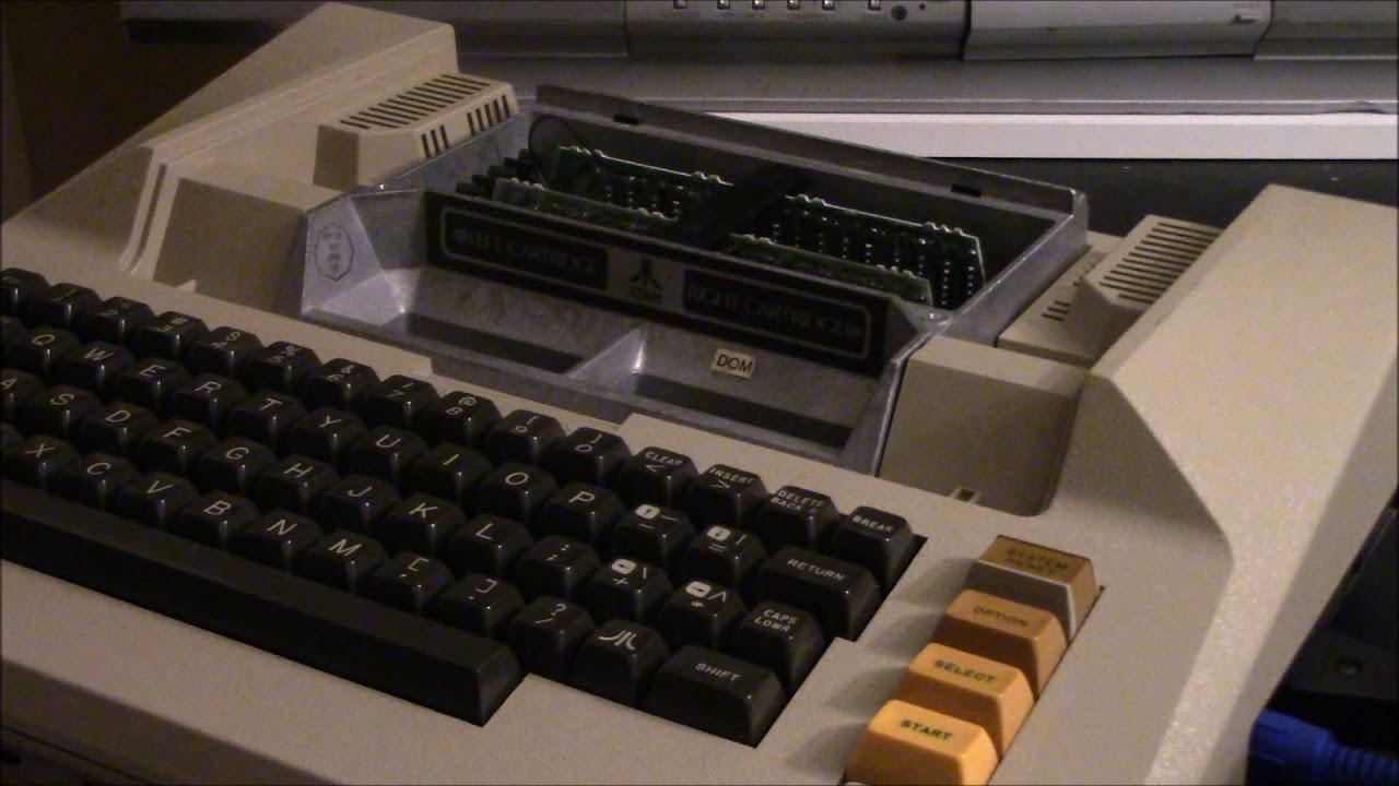 Atari 800 Axlon 512K RAM Board Demo