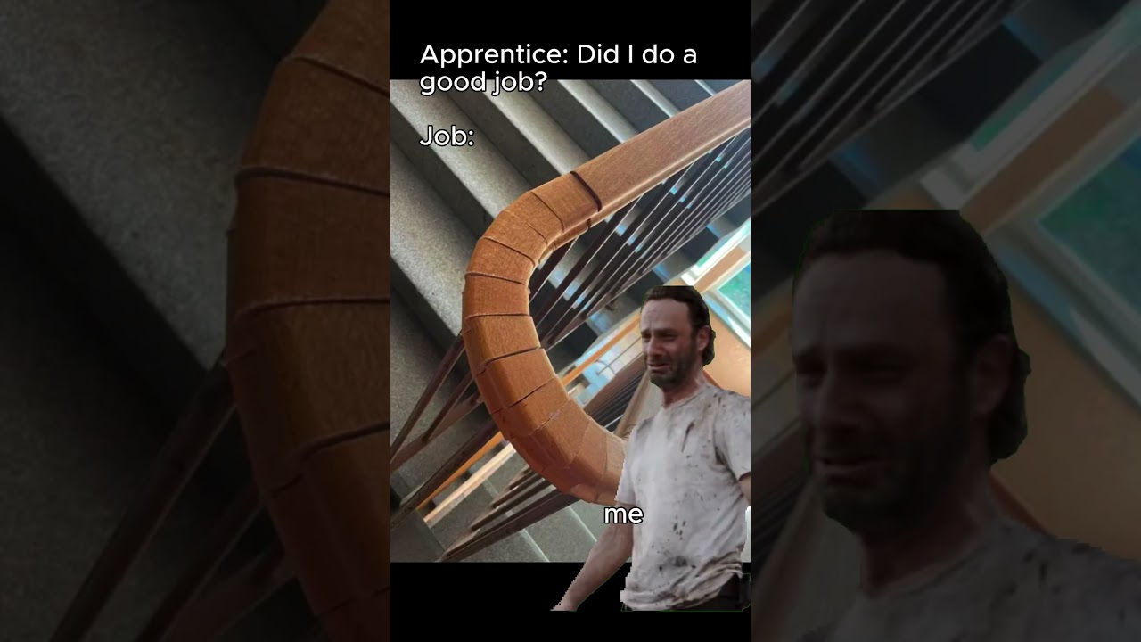 should I fire him? #apprentice #memes #funny #construction #renovation #constructionfail #fail