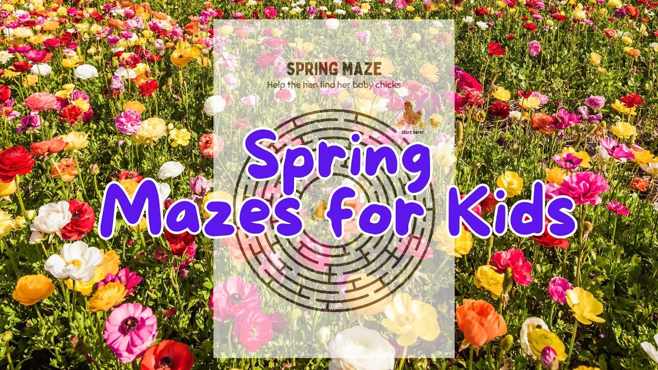 Spring Fun for Kids: Printable Mazes to Spark Creativity!