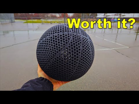 🏀 Airless Basketball Model - SainSmart PEBA・Free STL File for 3D ...