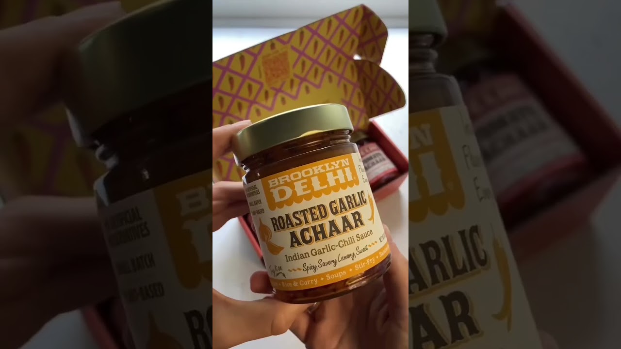 Brooklyn Delhi worked with Anjali Mehta to design a packaging system for new Spicy and Sweet Trio