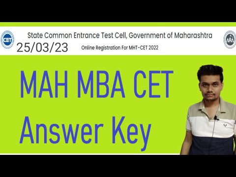 MAHARASHTRA MAH MBA CET ANSWER KEY 2023 RELEASED DATE OUT,EXAM ANALYSIS,CUTOFF,MBA CET RESULT DATE