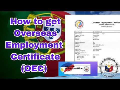 How to get OEC Overseas Employment Certificate