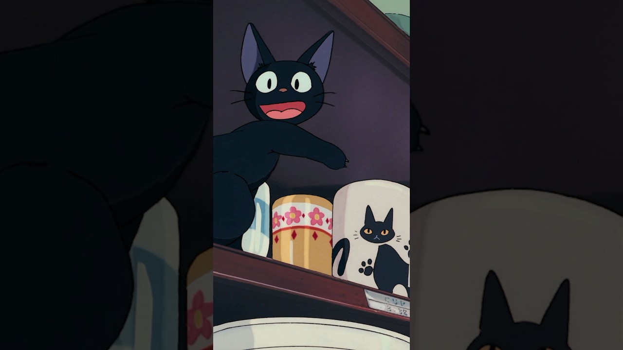 Best animated cat ever?! 🐈‍⬛💕 #kikisdeliveryservice