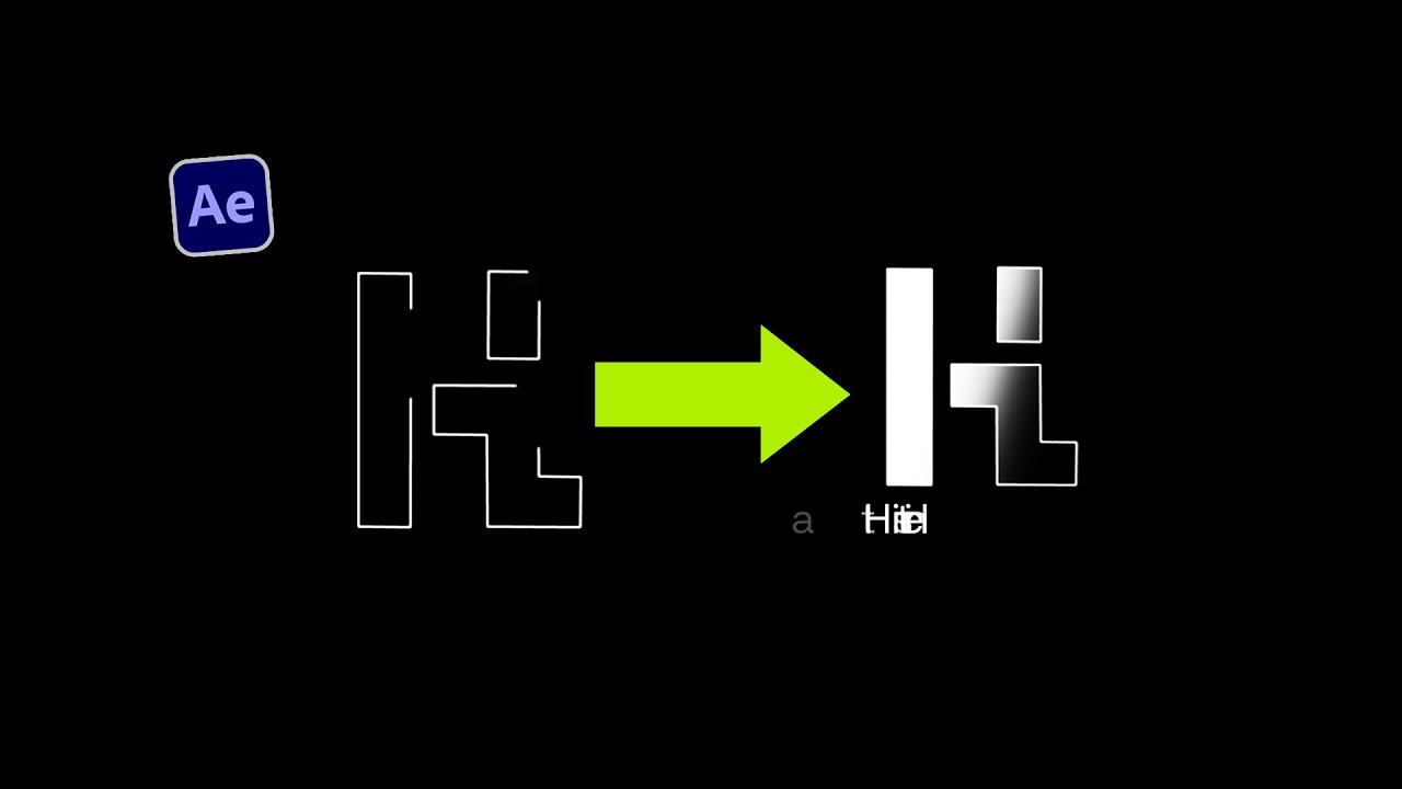 Minimalist Stroke Logo Reveal Animation After Effects Tutorial