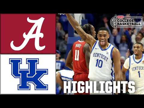 SEC SHOWDOWN 😤 Alabama Crimson Tide vs. Kentucky Wildcats | Full Game Highlights | ESPN CBB