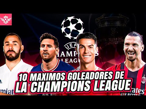 10 Máximos GOLEADORES de la CHAMPIONS League en la Historia - No Creerás el #5