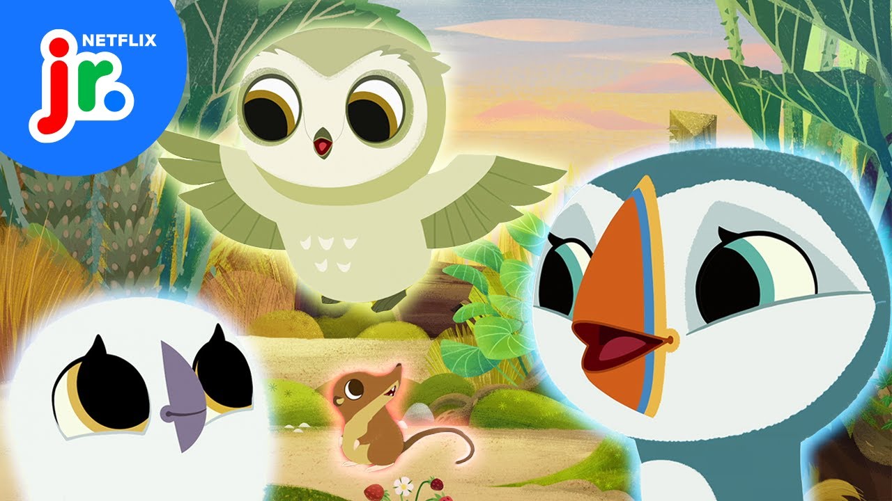 Adventures with Oona, Baba, & Friends! 🐧 🌈 Puffin Rock | Netflix Jr