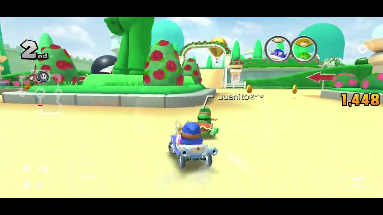 Mario Kart Tour - DS Peach Gardens [1080p HD]
