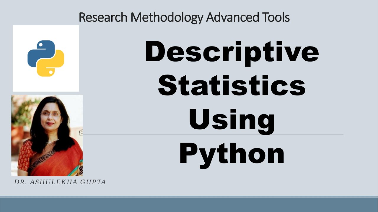 10. Descriptive Statistics Using Python(Data analytics)(data analysis)(python)