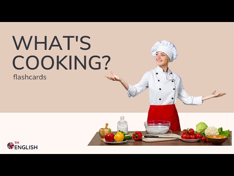 What's Cooking? Fun and Easy Cooking Flashcards for ESL Students. Free Flashcards Download!