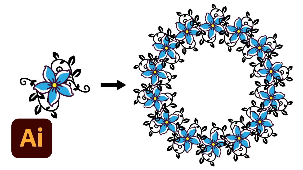 How To Make A Radial Repeat Pattern In Illustrator CC