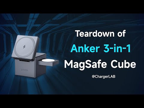 Teardown of Anker 3-in-1 MagSafe Charging Cube (For iPhone, Apple Watch, AirPods)