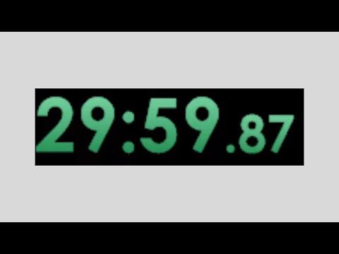 30 minutes speedrun timer for speedruns