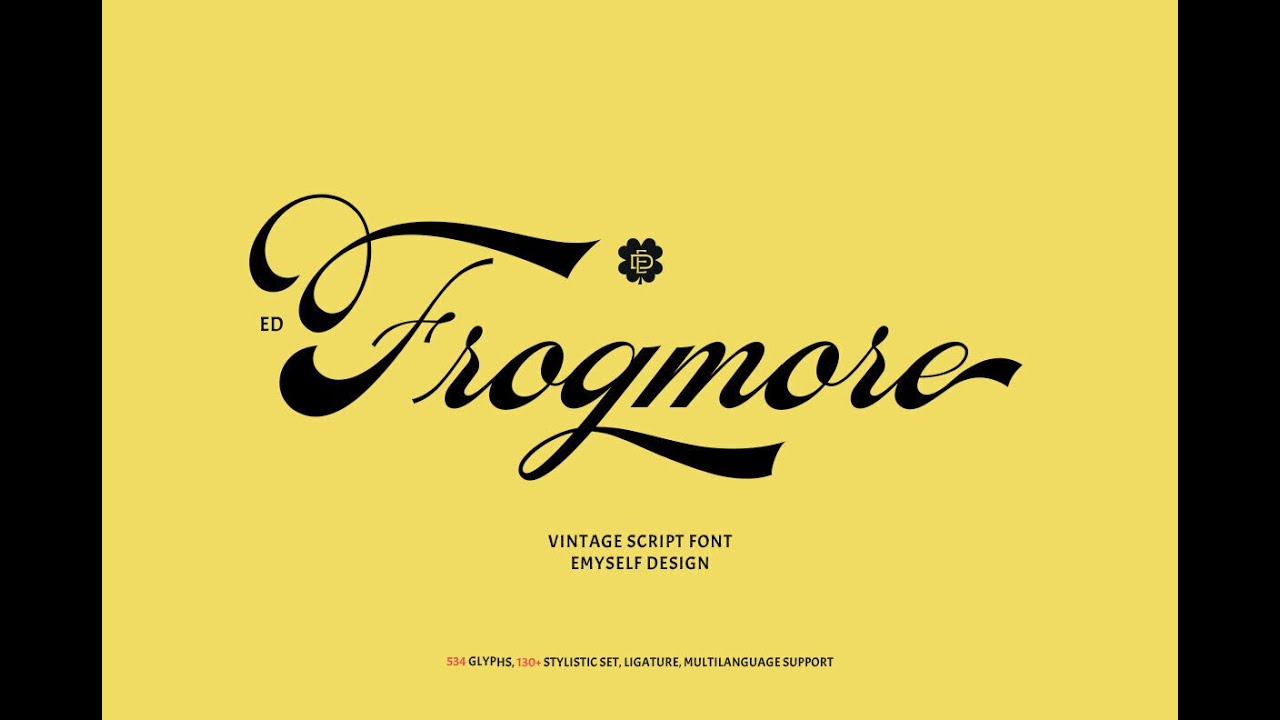 Download Ed Frogmore Font