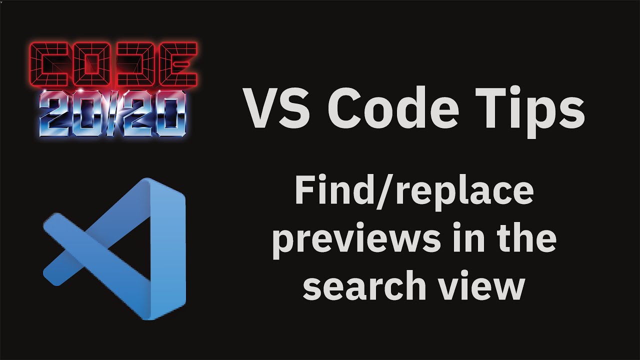 VS Code tips — Find/replace previews in the search view