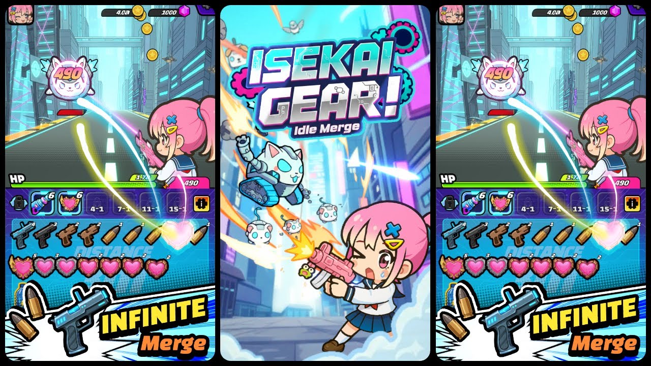 IsekaiGear: Idle Merge game Gameplay Video for Android