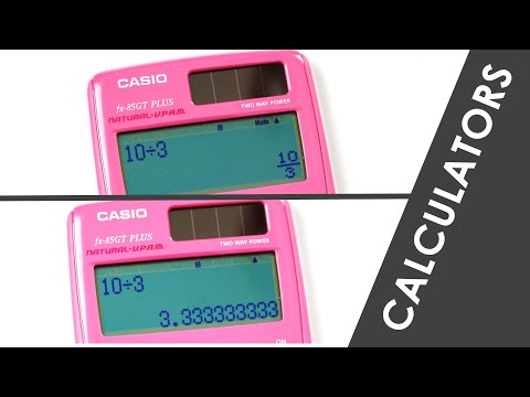 How to Change your Calculator from Fractions to Decimals - GCSE Physics