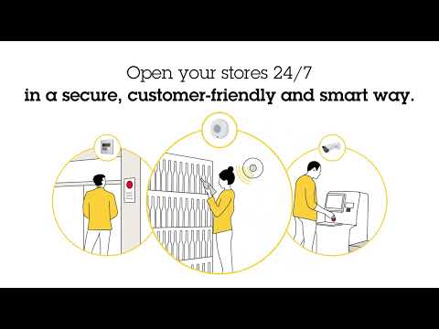 Hybrid stores – open 24/7 supported by Axis technology