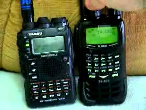 Yaesu VX-8DR & Alinco DJ-X11T Ham radio band (AM - SSB)