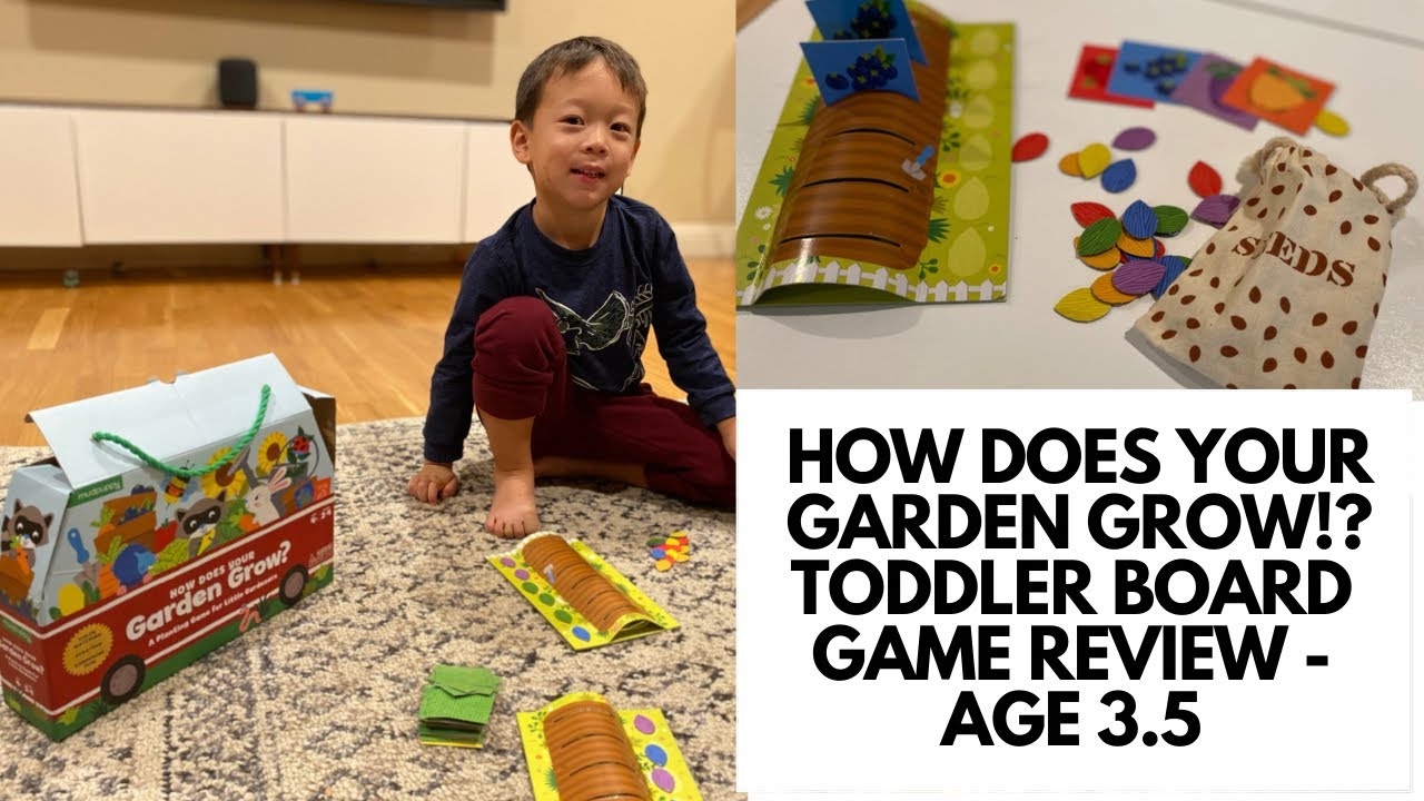 How Does your Garden Grow - Toddler Board Game Review!