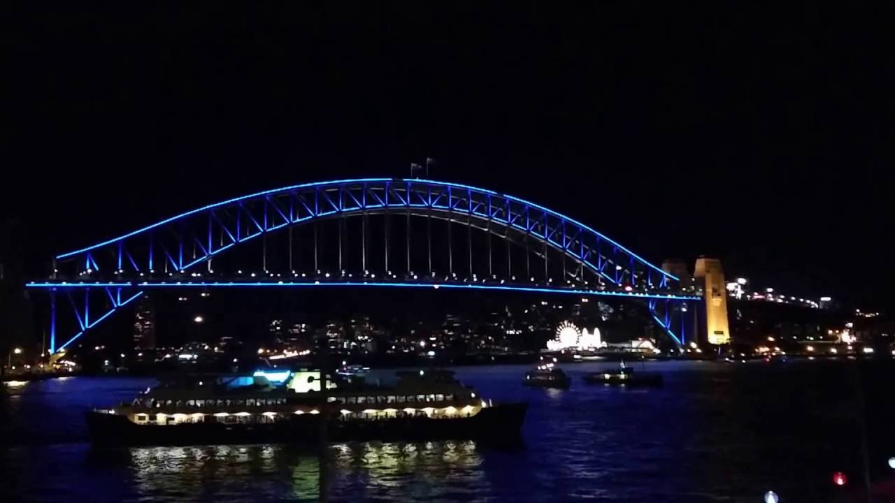 Harbor Bridge Time-lapse Vivid Sydney