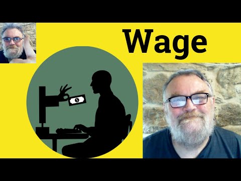 😎 Wage Meaning - Wage Definition - Wage Examples - Wage Defined - Wage