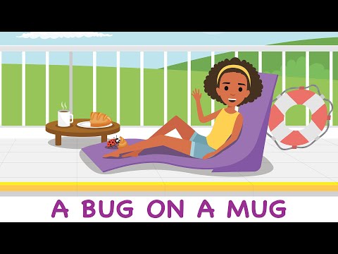 A Bug on a Mug (Short U) - 3 Letter Word Read-Along for Beginning Readers