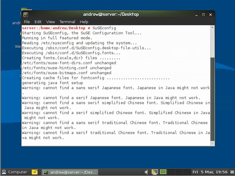 Installing TrueType fonts on openSUSE 11.2