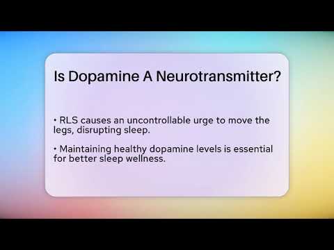 Is Dopamine A Neurotransmitter? - Sleep Wellness Workshop