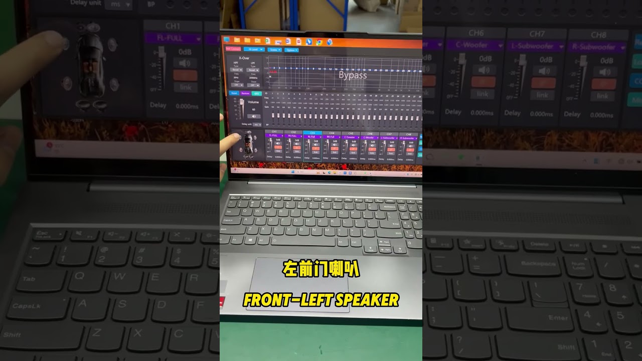 🔉Tune All 8 Speakers independently! DSP Amplifier Software with 31 band EQ 🚗#carstereo #audiotech