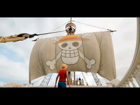 Luffy ve la Vela del Going Merry por primera vez #onepiece
