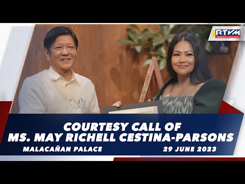 Courtesy Call of Ms. May Richell Cestina-Parsons 6/29/2023