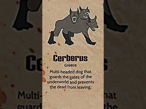 TYPES OF MYTHICAL CREATURES|CERBERUS|PART-19|#creature #ghost @LIKEMYTH