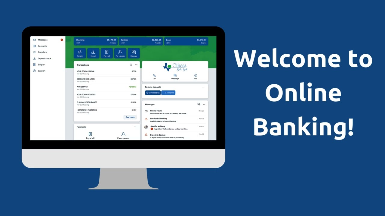 Citizens State Bank - Online Banking