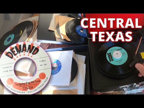 Buying old records in central Texas