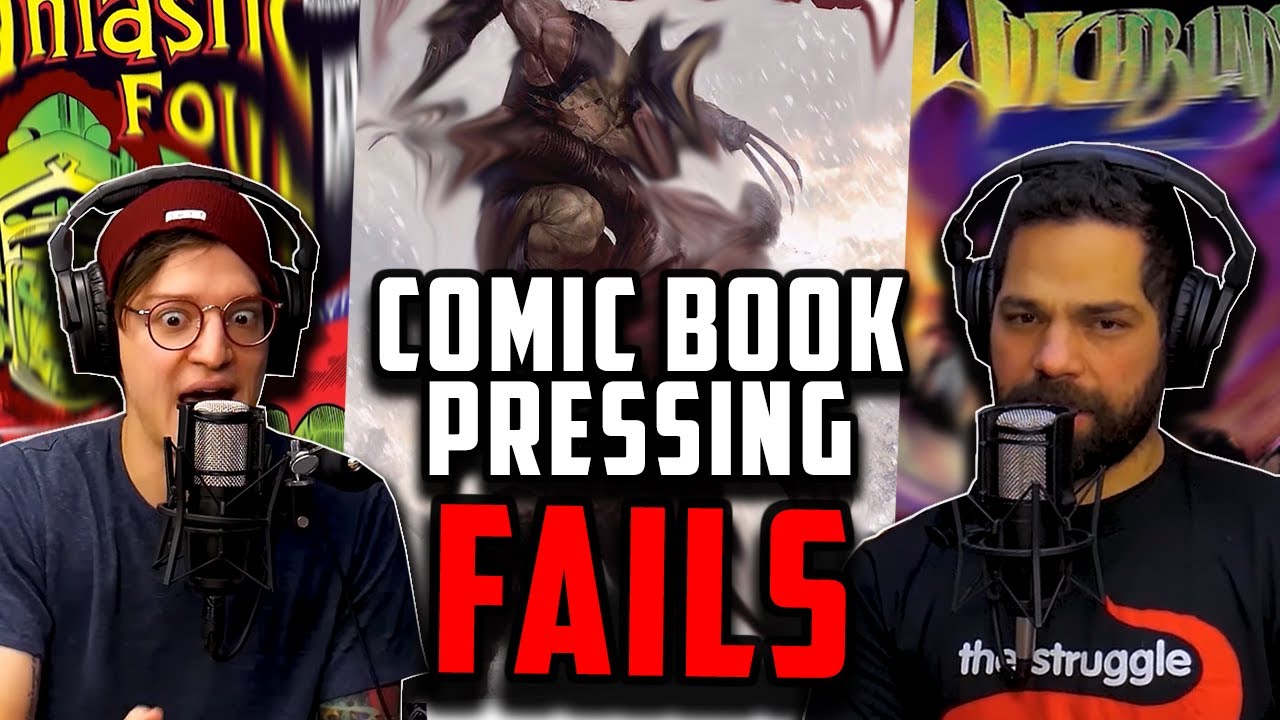 When Pressing Comic Books Goes Wrong // Comic Pressing Fails