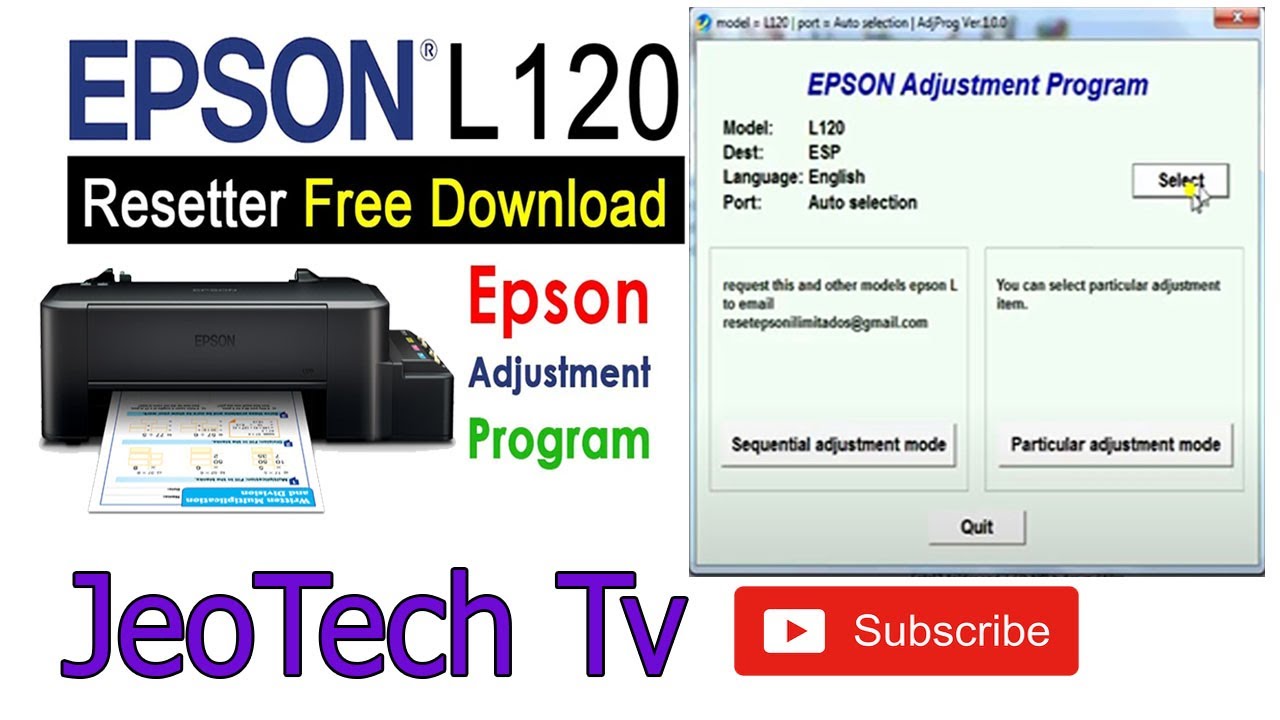 free download resetter epson L120