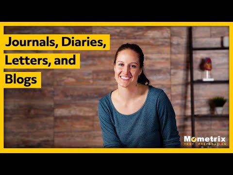 Journals, Diaries, Letters, and Blogs